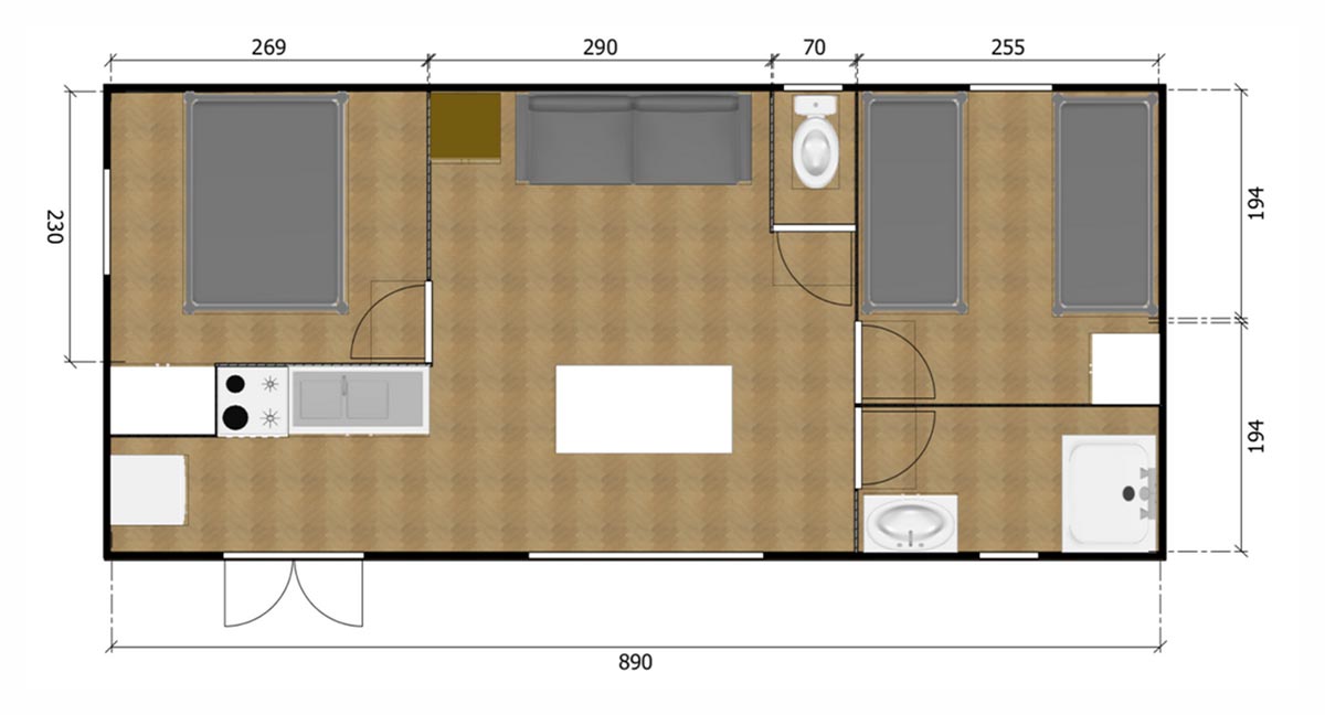 Notre gamme de mobil-homes Oâsis - Melkôm